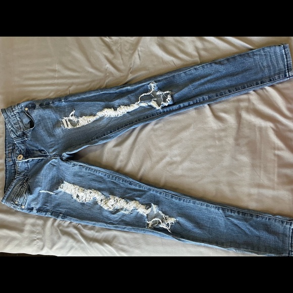 Jeans | Skinny Jeans With Rips | Poshmark